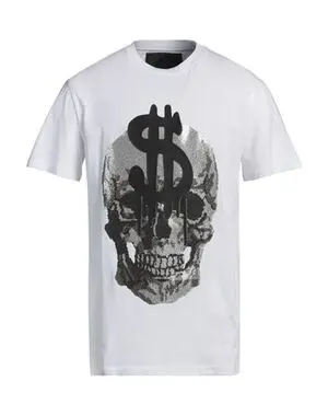 Men's Philipp Plein White T-shirts