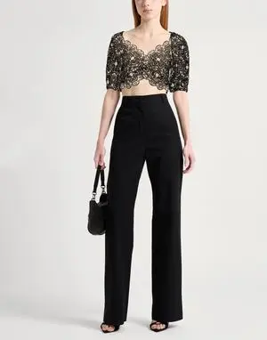Sandro Broderie Anglaise Cropped Top