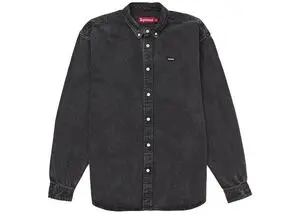 Supreme Small Box Denim Shirt - Black