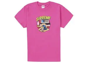 Supreme Bedroom Tee Shirt (ss25) Fuchsia