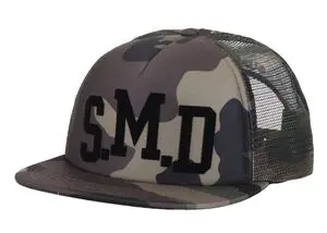 Supreme Smd Mesh Back 5-panel Cap - Camo