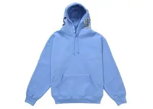 Supreme S Logo Hooded Sweatshirt - Light Blue