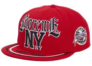 Supreme Supreme New York 6-Panel Cap Red