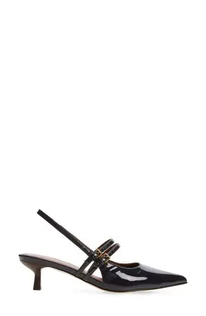 REISS Isla Pointed-toe Slingback Sandals