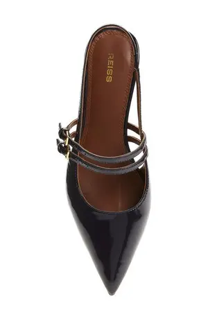 REISS Isla Pointed-toe Slingback Sandals