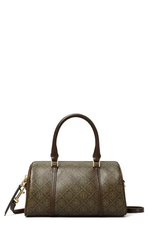 Tory Burch Mini T Monogram Barrel Bag - French Press