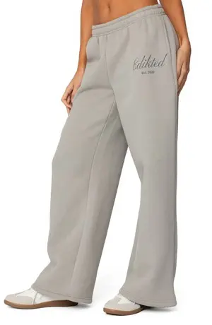 EDIKTED Wide Leg Sweatpants