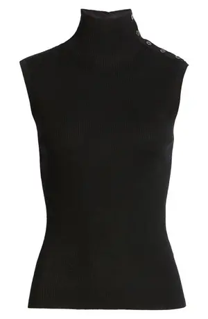 BOSS Fermesa Sleeveless Turtleneck Sweater
