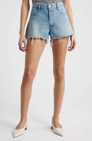 Frame Distressed Shorts For Women
