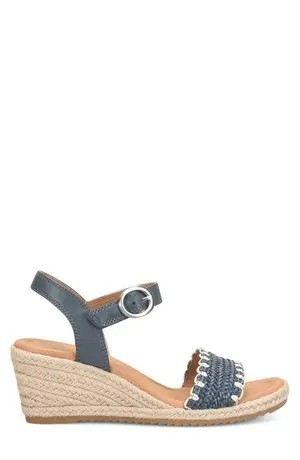 SOFFT Inez Wedge Sandal - Navy