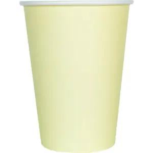 JOLLITY & CO Solid Color 12 Oz Cups Lemon