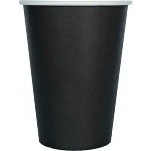 JOLLITY & CO Solid Color 12 Oz Cups Onyx
