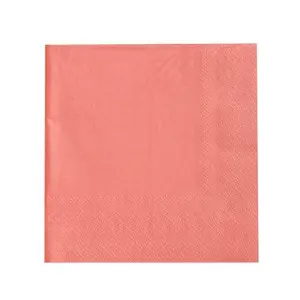 JOLLITY & CO Solid Color Large Napkins Cantaloupe