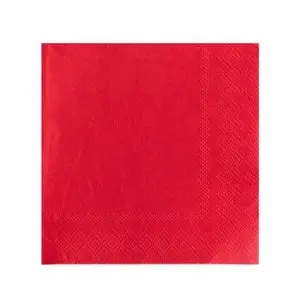 JOLLITY & CO Solid Color Large Napkins Poppy