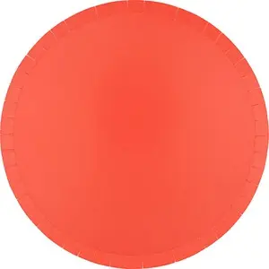 JOLLITY & CO Solid Color Dessert Plates - Poppy