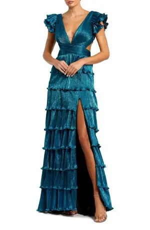 Layered Lace Evening Gowns