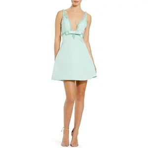 A-Line Mini Dresses with Bow Detail