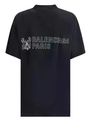 Balenciaga Logo-print T-shirt - Black