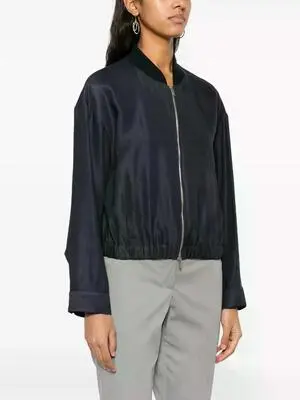Peserico Gabardine Bomber Jacket
