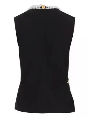Moschino Pearl-detailing Top