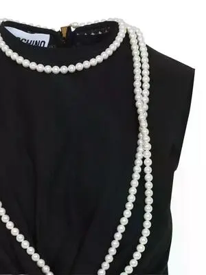 Moschino Pearl-detailing Top