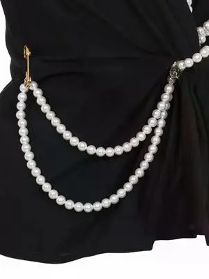 Moschino Pearl-detailing Top