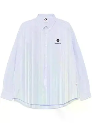 AAPE BY *A BATHING APE Aapenow Moonface-logo Checked Shirt