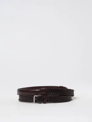 Dolce & Gabbana Dolce & Gabbana Woven Leather Belt Dark