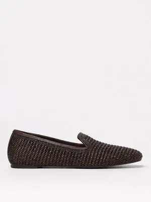 Brunello Cucinelli Woven Loafers - Dark