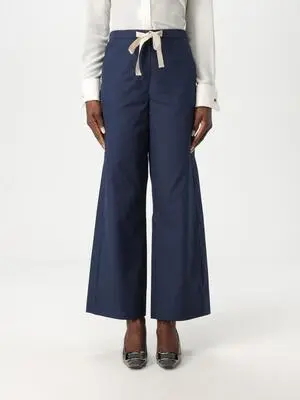 Max Mara Tailored Wide-leg Pants - Navy