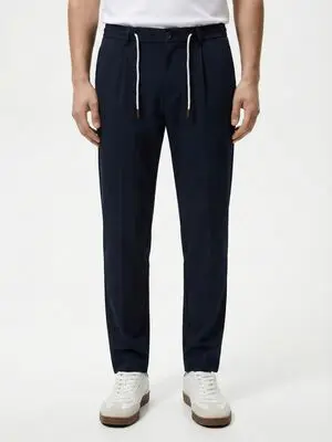 Eleventy Tailored Drawstring Trousers