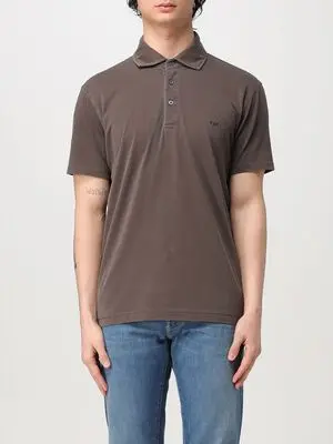FAY Polo Shirt Men Brown