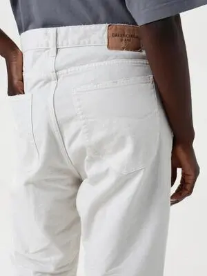 Balenciaga High-rise Straight Leg Jeans - White