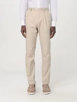 MANUEL RITZ Tailored Trousers With Pleats - Beige