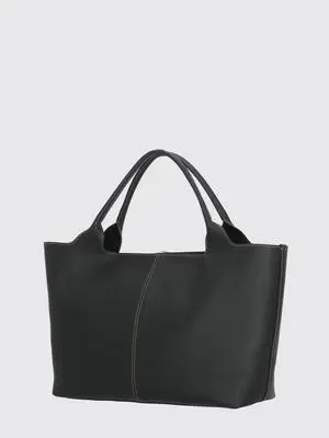 TOD'S Medium Leather Tote Bag - Black