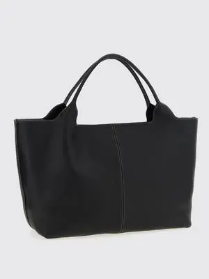 TOD'S Medium Leather Tote Bag - Black