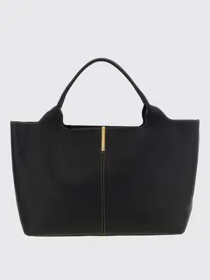 TOD'S Medium Leather Tote Bag - Black