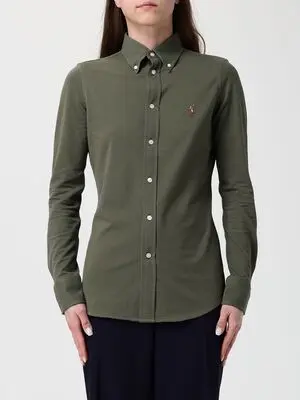 Polo Ralph Lauren Button-up Shirt With Embroidered Logo - Green