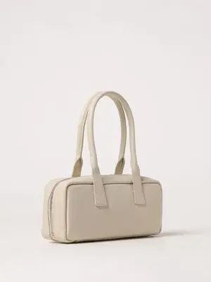 Staud Leather Top Handle Bag - Cream