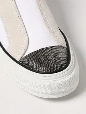 Brunello Cucinelli Slip-on Sneakers - White
