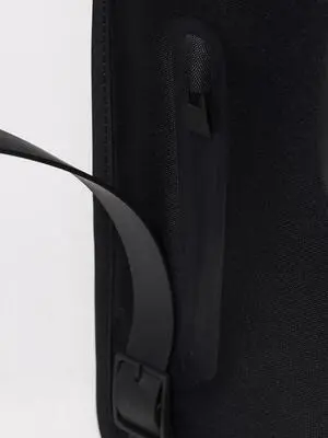 Rains Puffed Mini Backpack In Waterproof Pu - Black