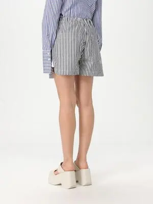 Sportmax Striped Shorts - Black