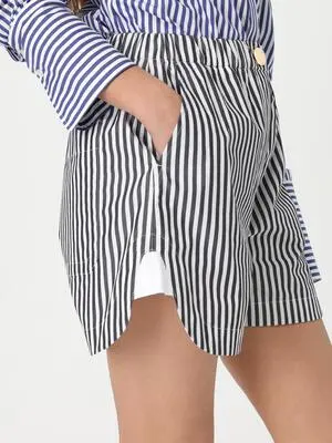 Sportmax Striped Shorts - Black