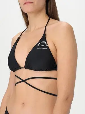 Karl Lagerfeld Halterneck Bikini Top