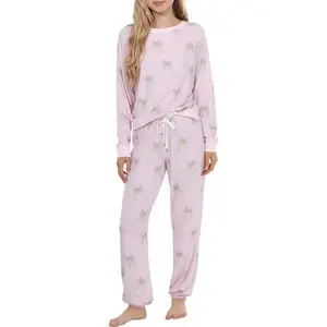Honeydew Intimates Star Seeker Brushed Jersey Pajamas - Sweetheart Bows
