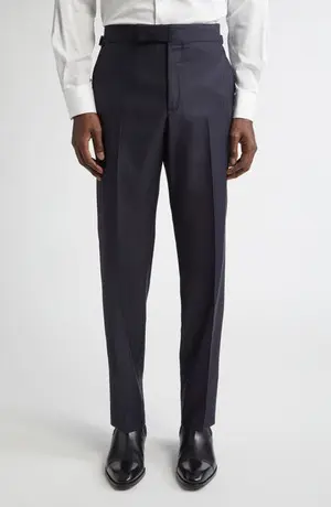 TOM FORD O'connor Herringbone Stripe Wool & Silk Suit