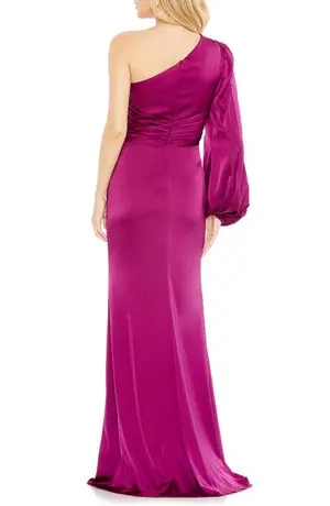 Mac Duggal Asymmetrical One-shoulder Gown