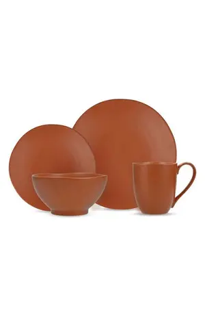 FORTESSA Heirloom 16-piece Dinnerware Set - Terracotta