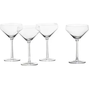 SCHOTT ZWIESEL Pure Set Of 4 Martini Glasses - Clear