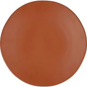 FORTESSA Heirloom Set Of 4 Ceramic Dinner Plates - Terracotta